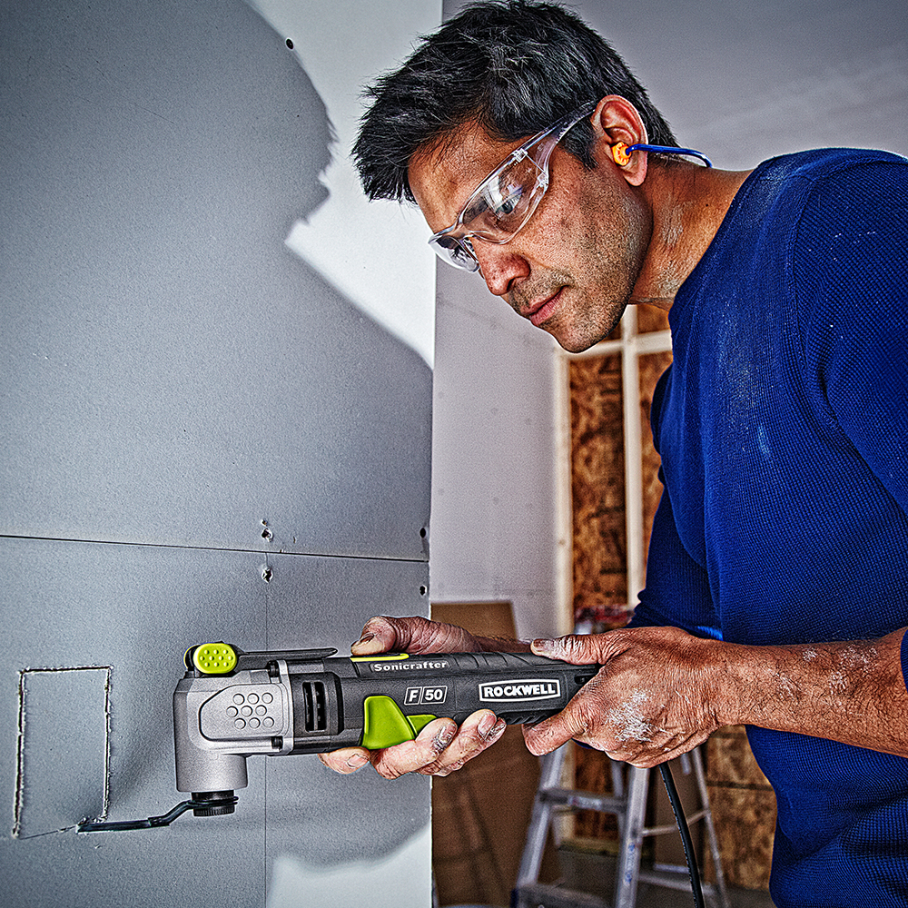 Sonicrafter F50 4.0 Amp Oscillating Multi-Tool - Rockwell Tools