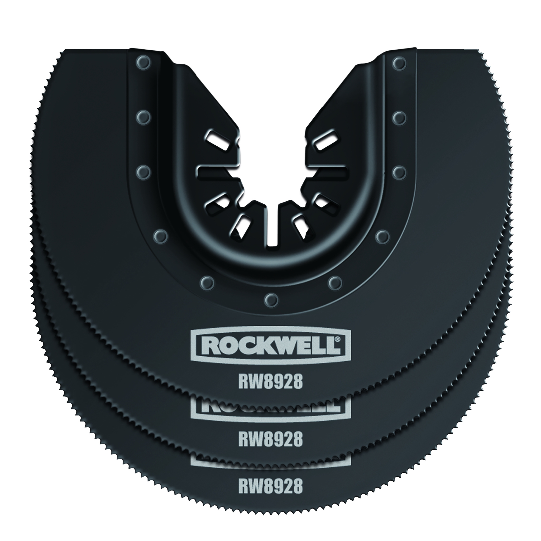 Universal Fit 3-1/8" HSS Oscillating Semicircle Saw Blade 3-Pack ...